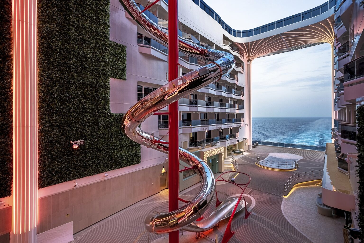 MSC World Europa: outdoor promenade lighting | Atmosfera Mag